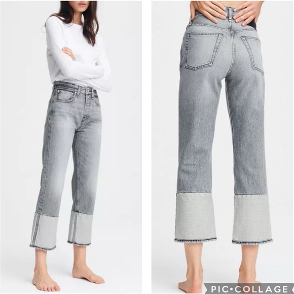 rag & bone | Jeans | Rag Bone Maya High Rise Ankle Straight Jeans Two ...
